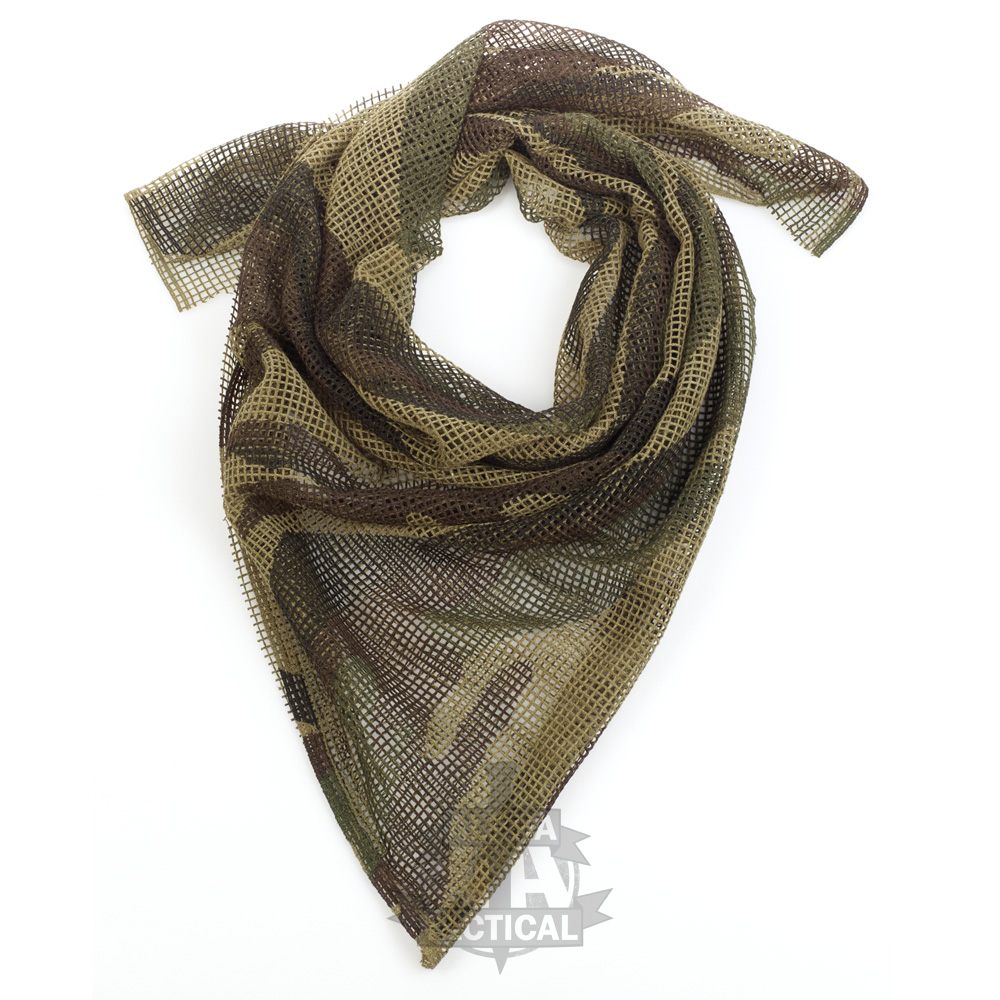 SNIPER VEIL SCRIM NET WOODLAND DPM 100% COTTON CAMO VAIL LARGE SCARF ...