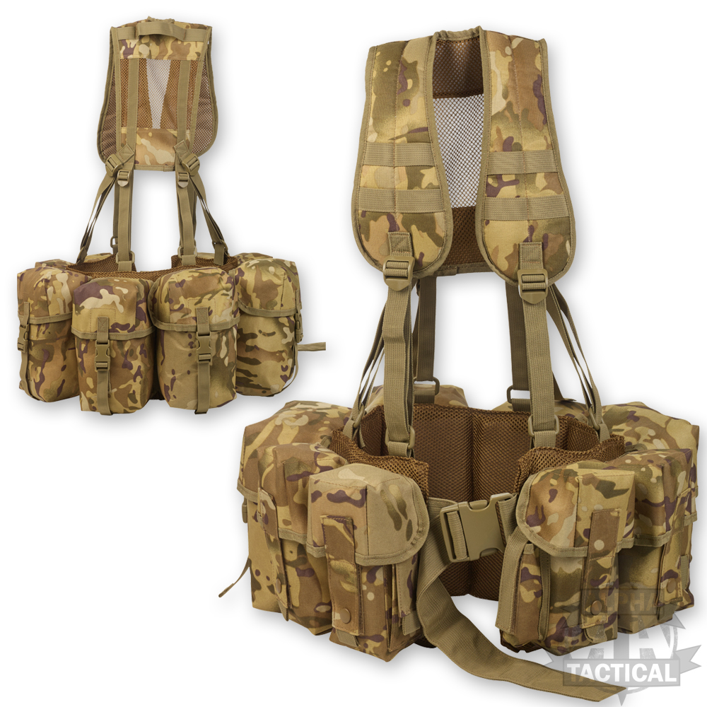 PLCE SAS PARA AIRBORNE WEBBING MULTICAM MTP STYLE SPECIAL FORCES PADDED ...